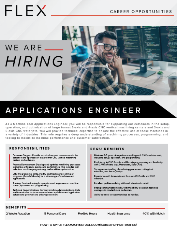 Applications Engineer - Flex Machine Tools